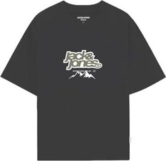 Jack & Jones Jcoflare Front Tee SS Crew Neck FST, Noir, XL Homme, Noir, XL