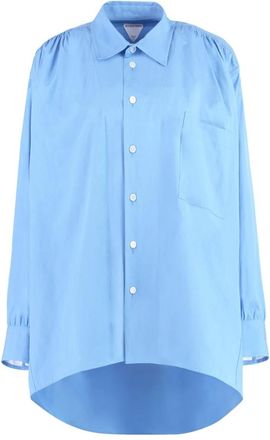 Bottega Veneta Chemise oversize - Femme - Blouses et Chemises - Bleu - Taille: 36 FR