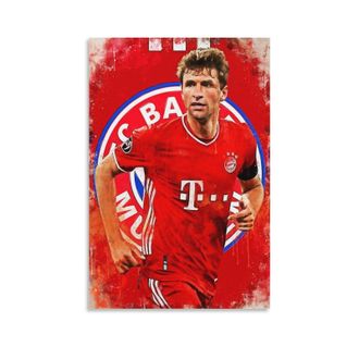 Generic Poster mit Fußball-Superstar Thomas Muller (20) Poster, Kunstdruck, Wand-Foto, Malposter zum Aufhängen, Familiendekoration, 30 x 45 cm