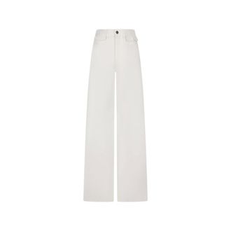 Chlo&eacute; Femme, Jeans, Blanc, Taille: 38 FR Wide Jeans