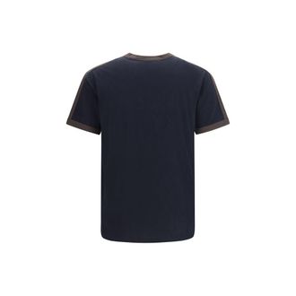 Valentino Garavani Embroidered Logo Cotton T-Shirt - Navy