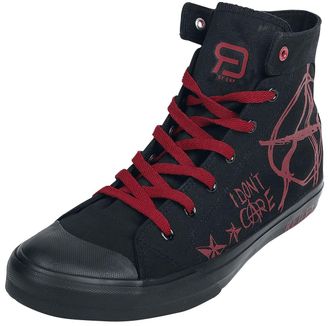 RED by EMP Unisex schwarz-rote Sneaker mit Print EU42