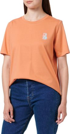 s.Oliver Damen 10.2.11.12.130.2130218 T-Shirt, Orange, 36