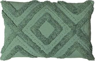 furn. Orson Polyester gefülltes Kissen, Baumwolle, Eucalyptus, 30 x 50cm