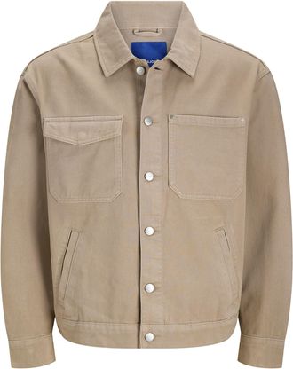 Jack & Jones Herren Jorbellagio Denim Jacket, Silver Sage, l