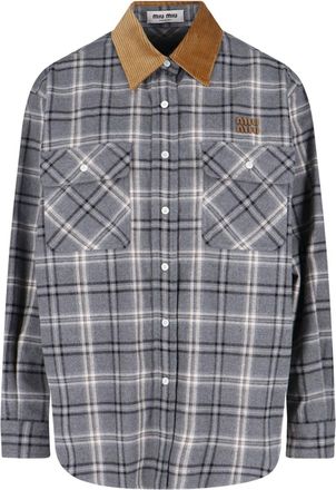 Miu Miu Kariertes Hemd