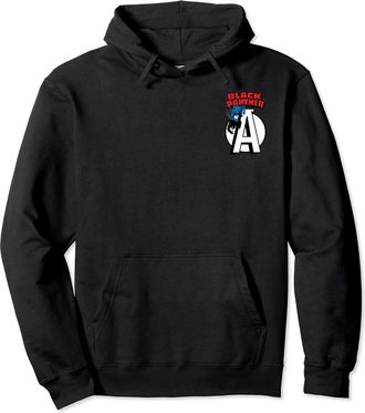 MARVEL Avengers Black Panther Pocket Logo Pullover Hoodie