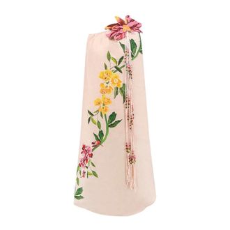 Farm Rio Garden Terrace Leinenkleid - - Dresses - Damen - Rosa - XS