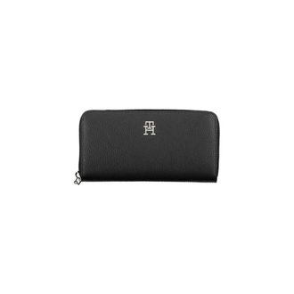 Tommy Hilfiger Femme, Accessoires, Noir, Taille: ONE Size Portefeuille zipp&eacute; avec logo