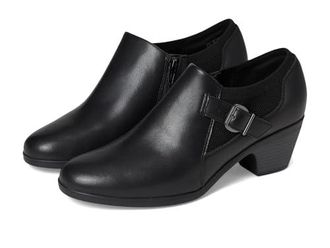 Clarks Escarpins Emily 2 Darcey pour femme, cuir noir, 10 Narrow