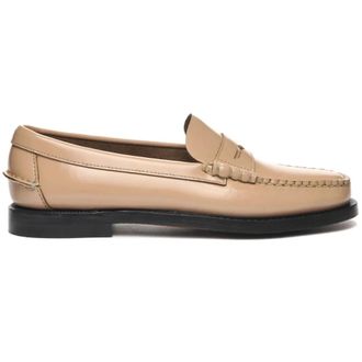 Sebago Femme, Chaussures, Beige, Taille: 37 1/2 EU Mocassins en cuir