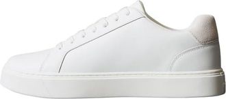 Calvin Klein Baskets Cupsole Homme Classic Laceup en Cuir, Blanc (Triple Bright White), 41