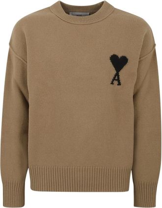 Ami Homme, Pulls, Brun, Taille: L Adc Crewneck Sweater
