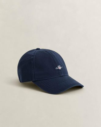 GANT Shield Baumwoll-Twill-Kappe, Blau
