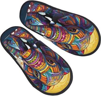 Generic Pantoufles En Feutre &Eacute;l&eacute;phant Color&eacute; Peluche Accueil Pantoufles Portative Chausson Hotel Pour Voyage H&ocirc;tel Invit&eacute; L