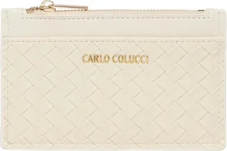 Carlo Colucci unisex, Accessoires, Beige, Taille: ONE Size Porte-cartes
