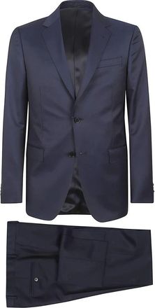 Ermenegildo Zegna Homme, Costumes, Bleu, Taille: L Costume Tailleur Crois&eacute;