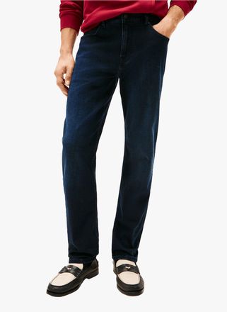 Tommy Hilfiger Jean coupe droite en coton m&eacute;lang&eacute;