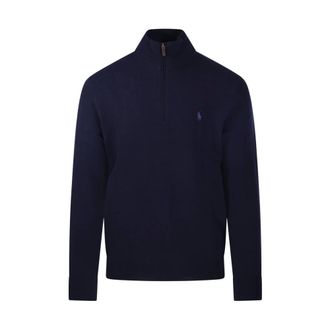Ralph Lauren Pull &agrave; demi-zip - Homme - Sweatshirts et sweats &agrave; capuche - Bleu - Taille: L