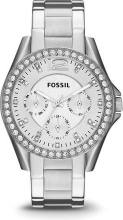 Fossil Uhr Riley ES3202 Silberfarben
