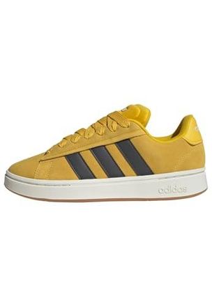 adidas Mens Chaussure Grand Court Alpha, Utility Yellow/Grey Six/Gum, 43 1/3