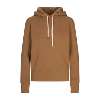 Autry Femme, Sweatshirts et sweats &agrave; capuche, Brun, Taille: 36 FR Pull en Coton Marron pour Femmes