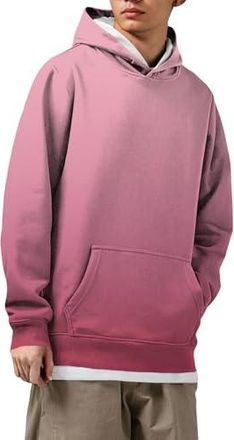 Generic Sweat &agrave; capuche l&eacute;ger uni pour homme 2026 automne hiver tendance d&eacute;contract&eacute; &agrave; manches longues surdimensionn&eacute; coupe ample confortable v&ecirc;tements pour e