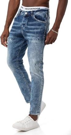 Red Bridge Red Bridge Pantalon en jean pour homme Aspect us&eacute;, bleu, 31W x 34L