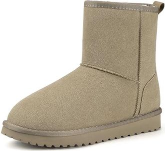 Mishansha Femmes Chaussures dhiver Chauffées Bottes dhiver Marron Clair GR.38