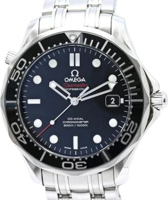 Omega Montre vintage Pre-owned - Homme - Pre-owned - Noir - Taille: ONE Size