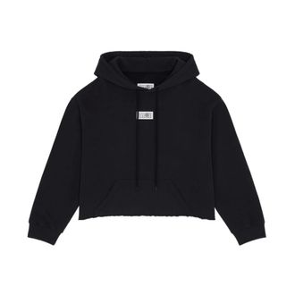 Maison Margiela Femme, Sweatshirts et sweats &agrave; capuche, Noir, Taille: 38 FR SweaT-shirts &agrave; capuche