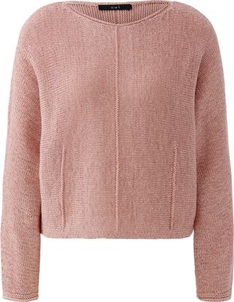 Oui Damen Pullover l&auml;ssig geschnitten Uni