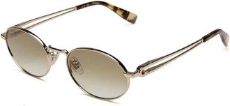 Furla Femme, Accessoires, Jaune, Taille: 55 MM Lunettes de soleil Sfub30