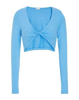 8 by YOOX VISCOSE JERSEY FRONT TWIST TOP