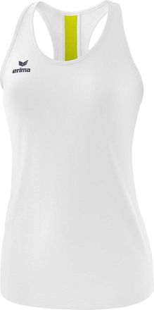 Erima Damen Squad Uni Tanktop (1082010), weiß/Slate Grey/Bio Lime, 42