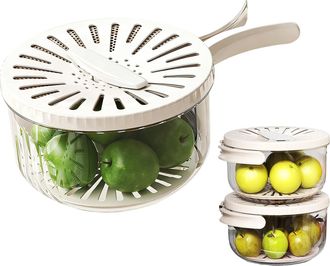 Generic Waschsch&uuml;ssel Mit Sieb - 2-in-1 Waschsch&uuml;ssel f&uuml;r,Sieb Aufbewahrungsbeh&auml;lter,f&uuml;r Restaurant, Haushalt, K&uuml;che, Kochen, K&uuml;hlschrank, Vorratsschrank, Sch