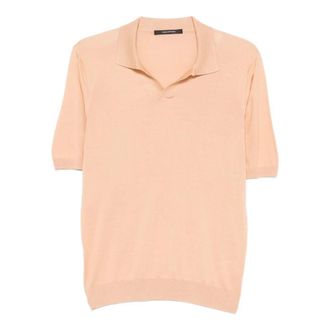 Tagliatore Keith Polo - - Knitwear - Herren - Orange - 2XL