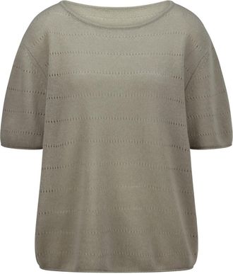 Peter Hahn Pullover U-Boot-Ausschnitt Peter Hahn gr&uuml;n