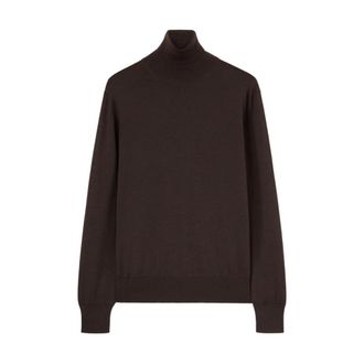Agnona Rippstrick-Rollkragenpullover - - Knitwear - Herren - Braun - L