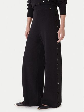 Lola Casademunt Stoffhose LF2514002 Schwarz Regular Fit