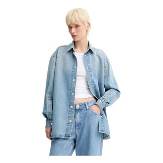 Won Hundred Denimhemd - - Blouses & Shirts - Damen - Blau - M