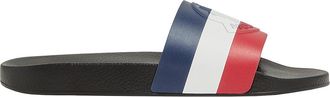 Moncler Moncler Basile Rubber Sliders, Men, Black, Size: 39