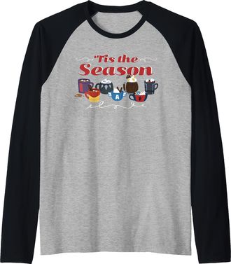 MARVEL Super Heroes Avengers Tis The Season Holiday Cocoa Raglan