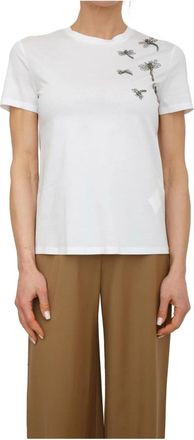 Max Mara Femme, Tops, Blanc, Taille: 38 FR T-Shirt