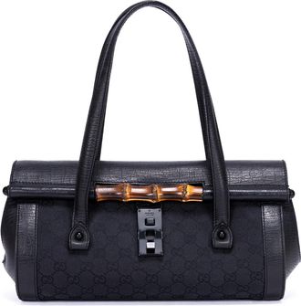 Gucci Crossbody Bags - GG Bamboo Bullet - Gr. unisize - in Schwarz - f&uuml;r Damen