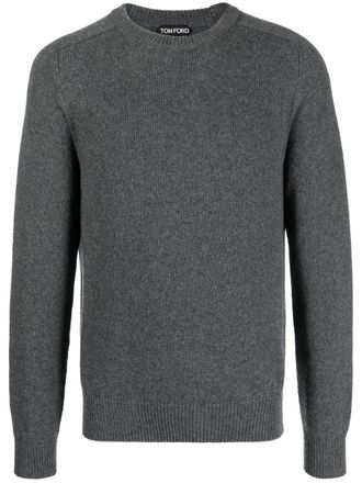 Tom Ford pull en cachemire - Gris