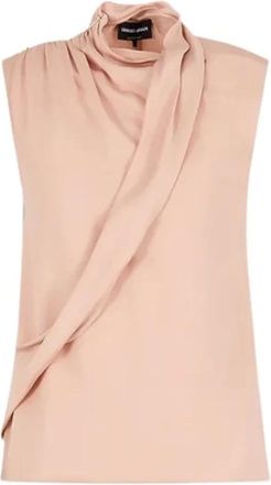 Giorgio Armani Femme, Blouses et Chemises, Beige, Taille: 36 FR Top