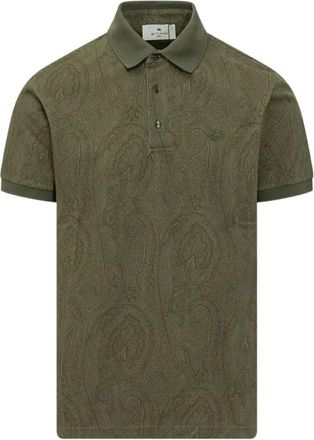 Etro Homme, Tops, Vert, Taille: M Polo Roma