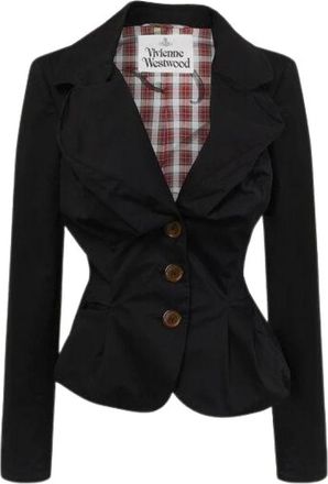 Vivienne Westwood Femme, Vestes, Noir, Taille: 36 FR Drunken Jacket