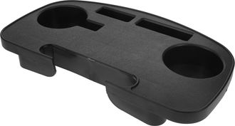 Lurrose Becherhalter f&uuml;r Garten liegestuhl Klappbarer Getr&auml;nkehalter mit Ablagefach Langlebiger Organizer f&uuml;r Liegestuhl armlehne Installieren rutschfeste Abl